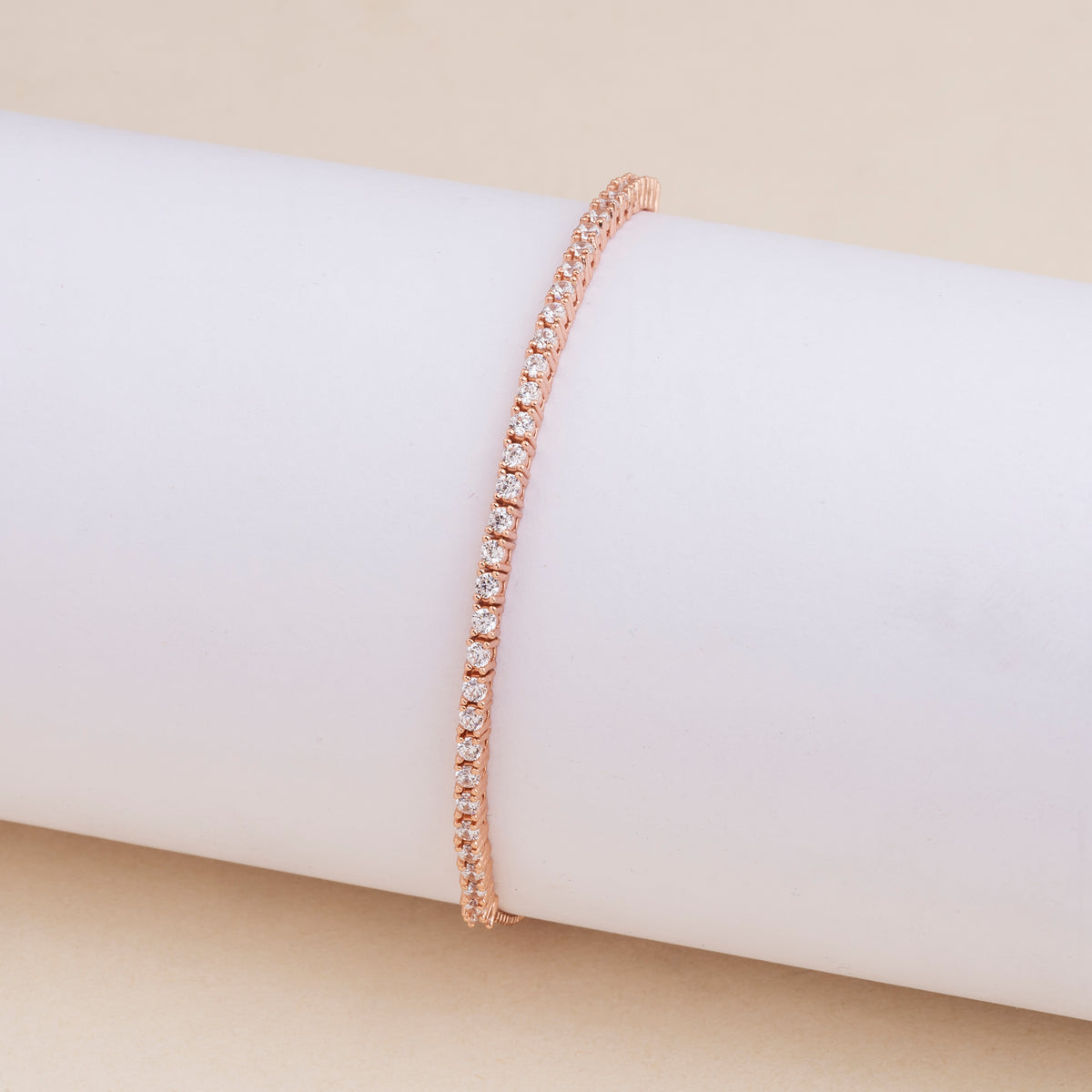 Silver Rose Tennis Bracelet – Silversheen