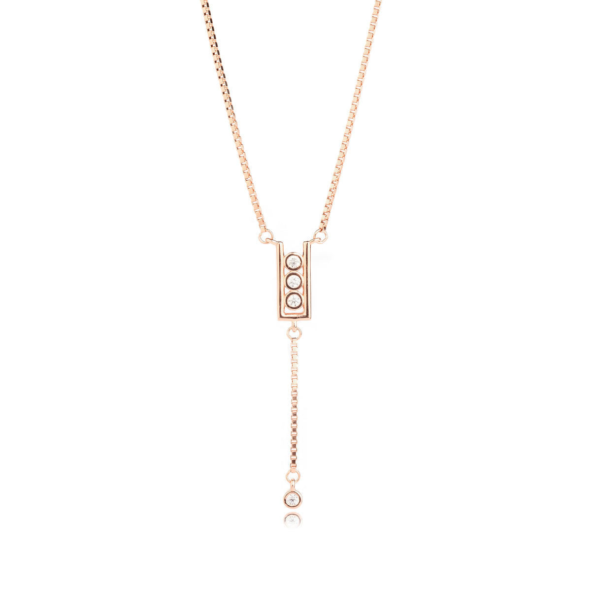 Silver Rose Prism Chain | Silversheen